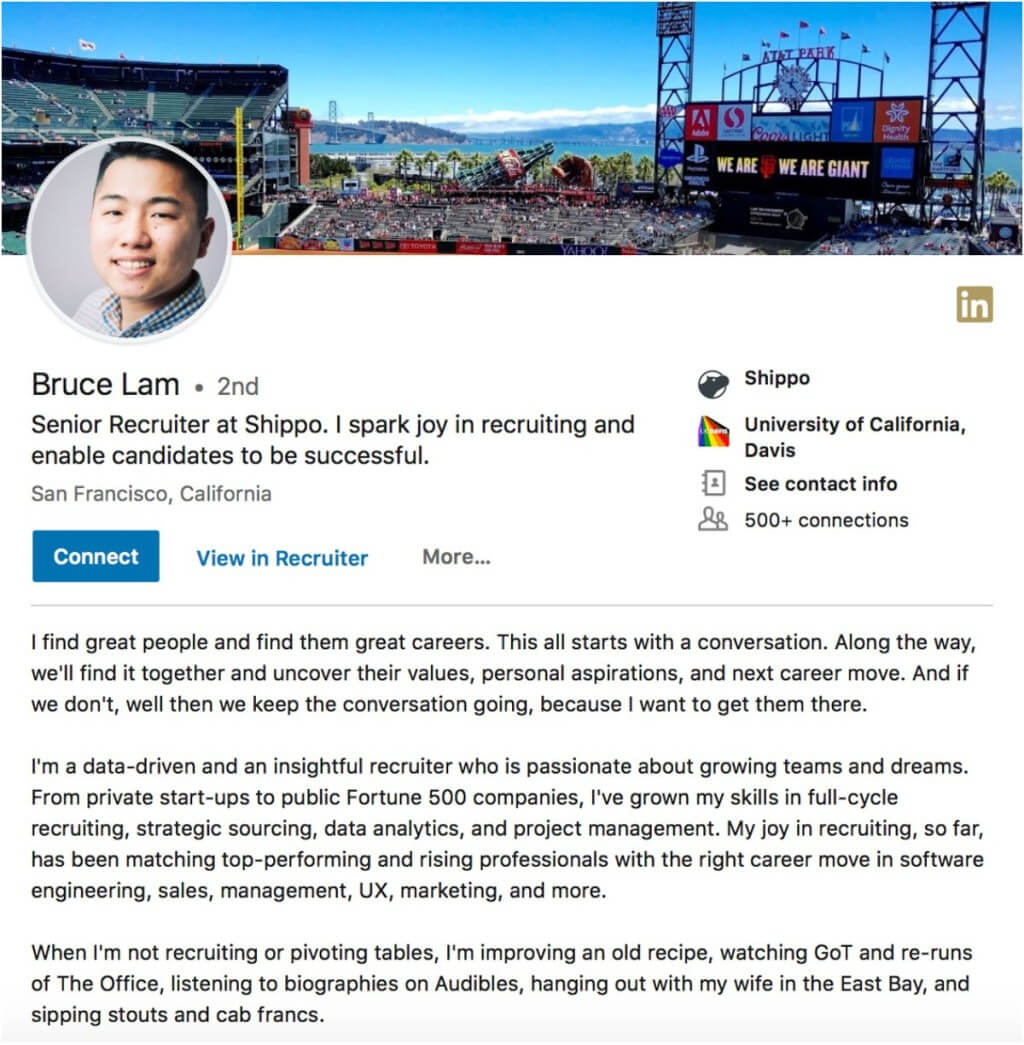 Make Your LinkedIn Profile Great Superb Tips LinkedIn Profile Examples