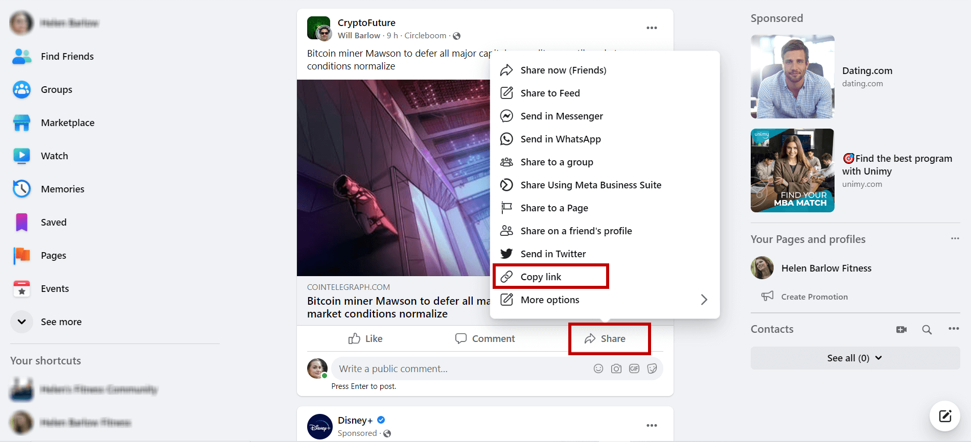 How to share a Facebook post on LinkedIn: The best 3 methods!