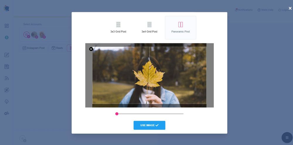 How to create and schedule swipeable panoramic posts for Instagram!