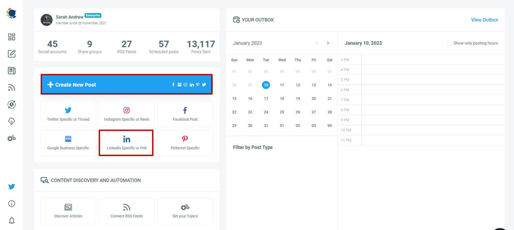 How to make a LinkedIn post about a new job!