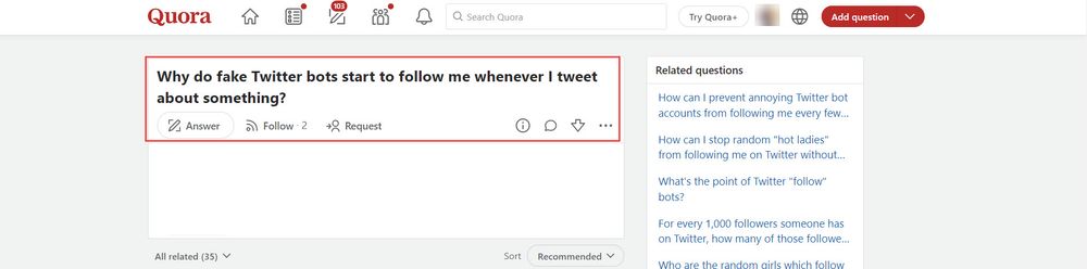 Bots keep following me on Twitter! What can I do?
