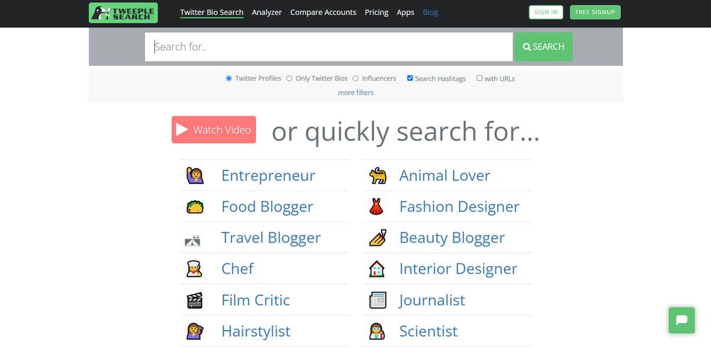 Top 11 Tools to Search Twitter Bios & Profiles