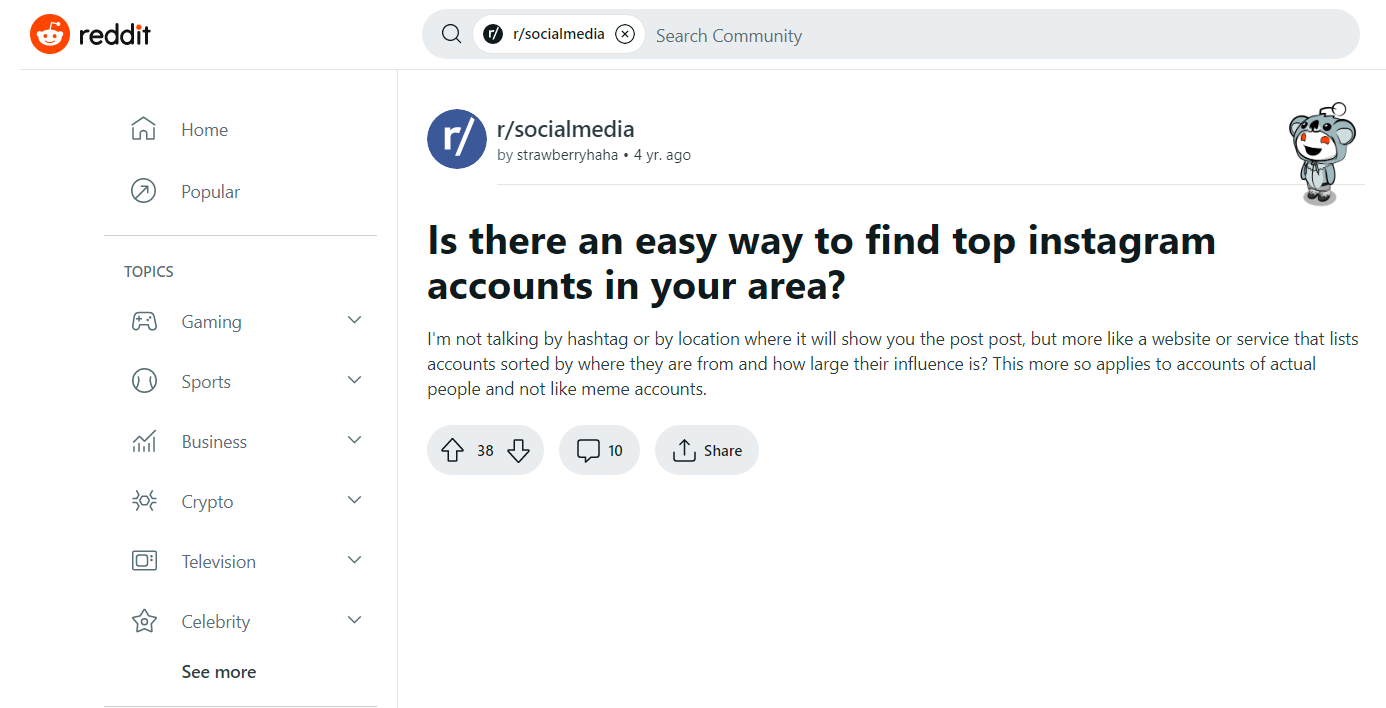 Can you find Instagram accounts near me? Let's find out!