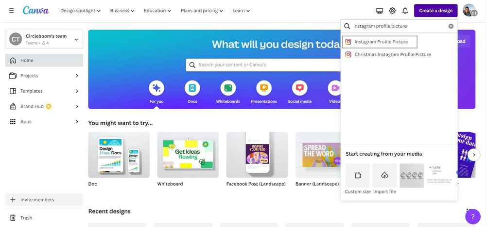 The best Instagram profile picture maker!