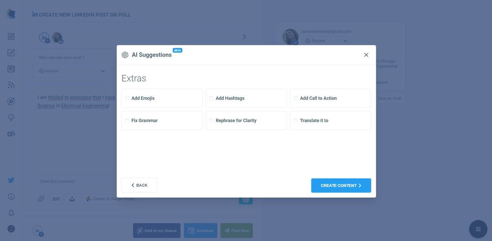 How to announce graduation on LinkedIn! Auto-generate your text!