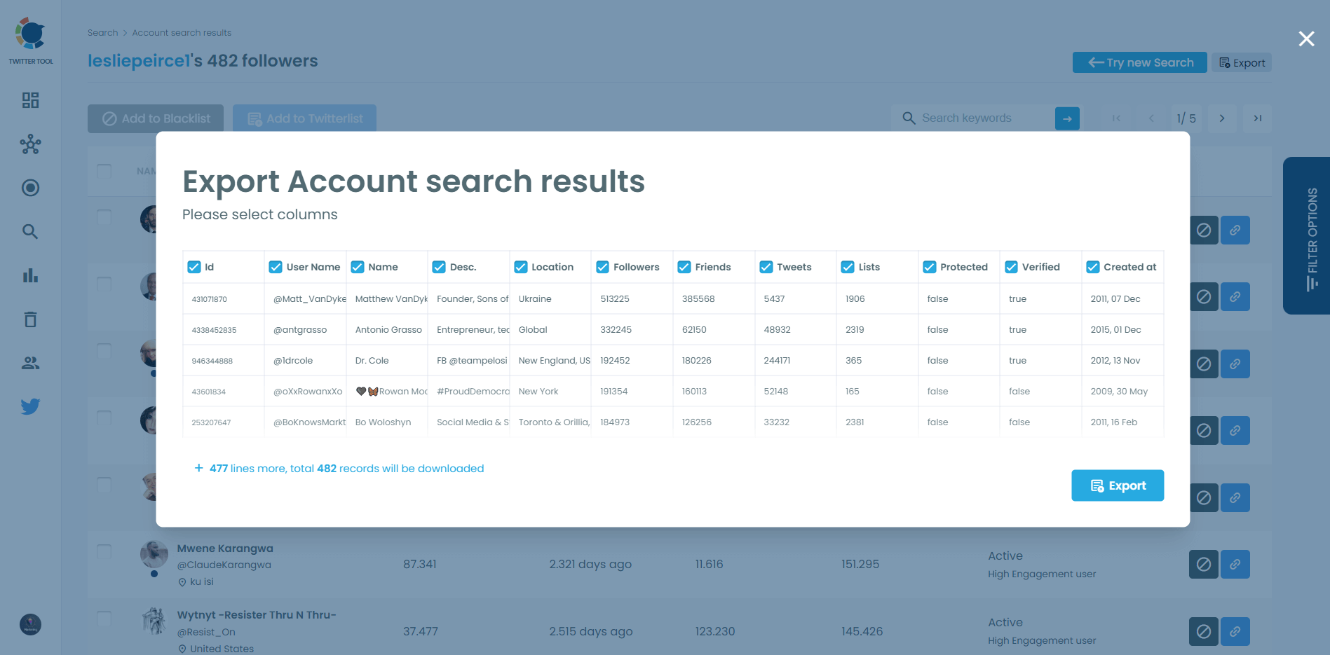 How to scrape Twitter followers into Excel and CSV files!