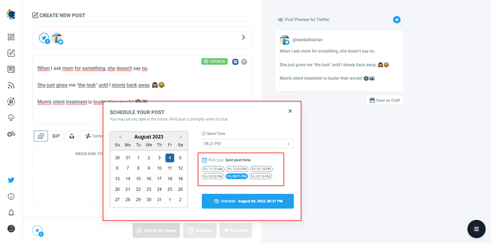 Funny Tweet Generator: Auto-Generate Hilarious Tweets with AI!