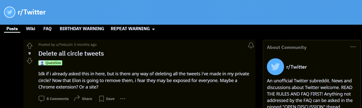 How to delete all tweets, Reddit questions and answers!