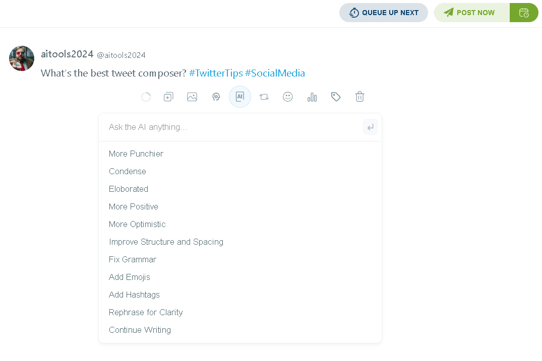The Best Tweet Composer: Craft engaging tweets with ease!