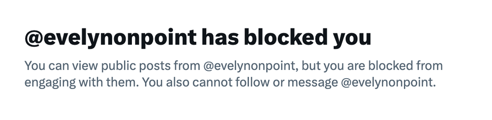 What are the effects of muting or blocking a person on Twitter?