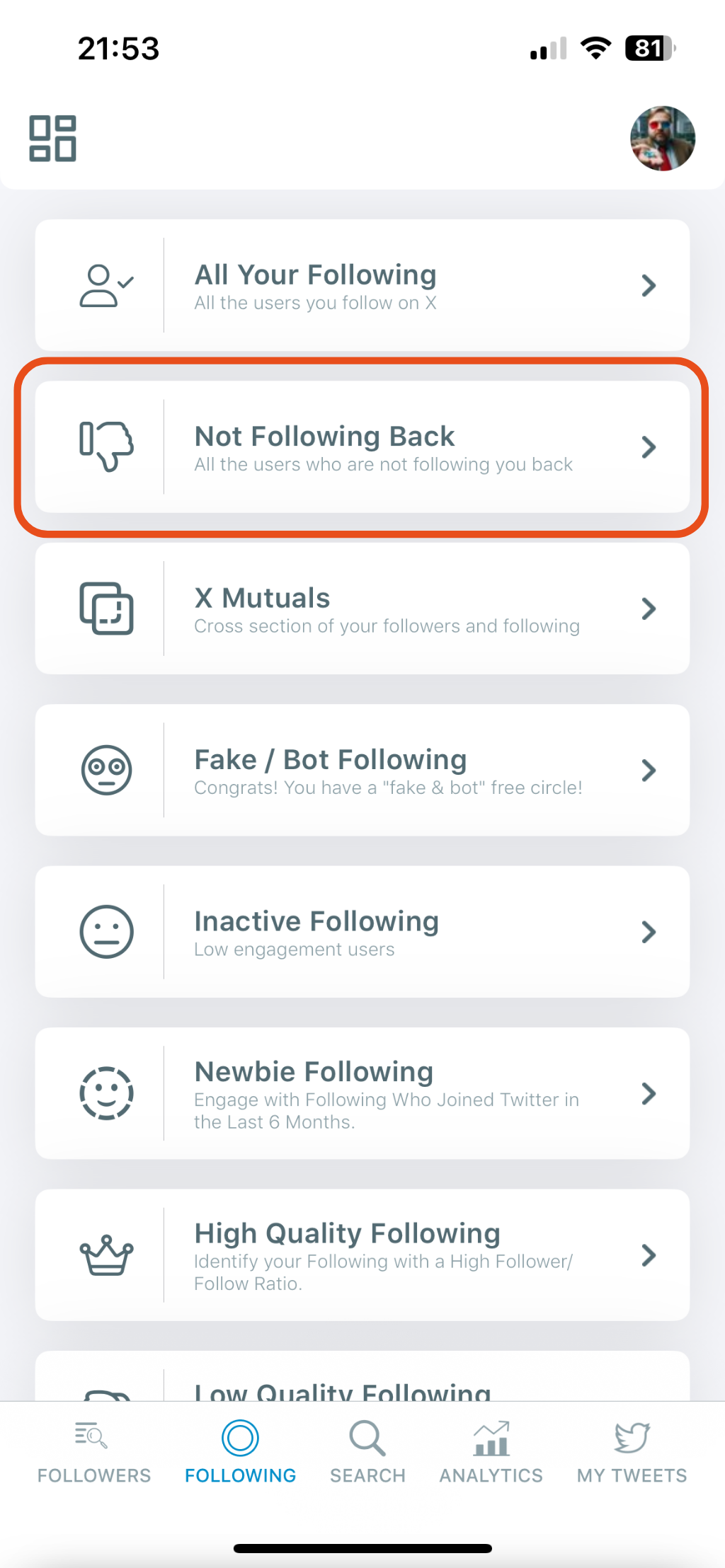How to Unfollow Non-Followers on Twitter Using Your iPhone
