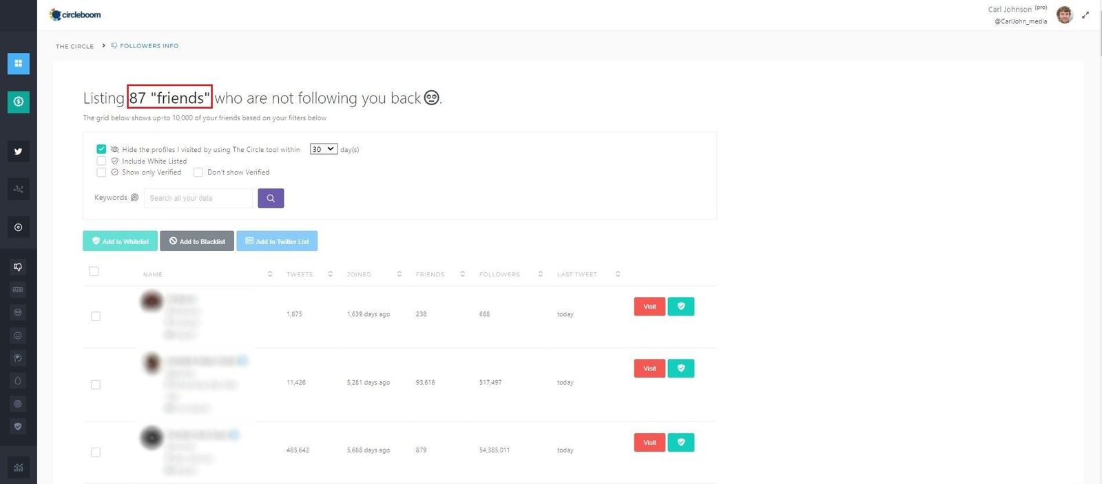 5 Tools to see who is not following you back on Twitter