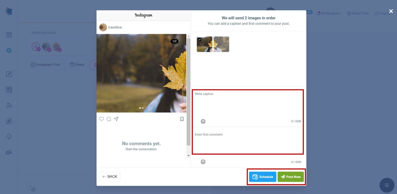 How to create and schedule swipeable panoramic posts for Instagram!