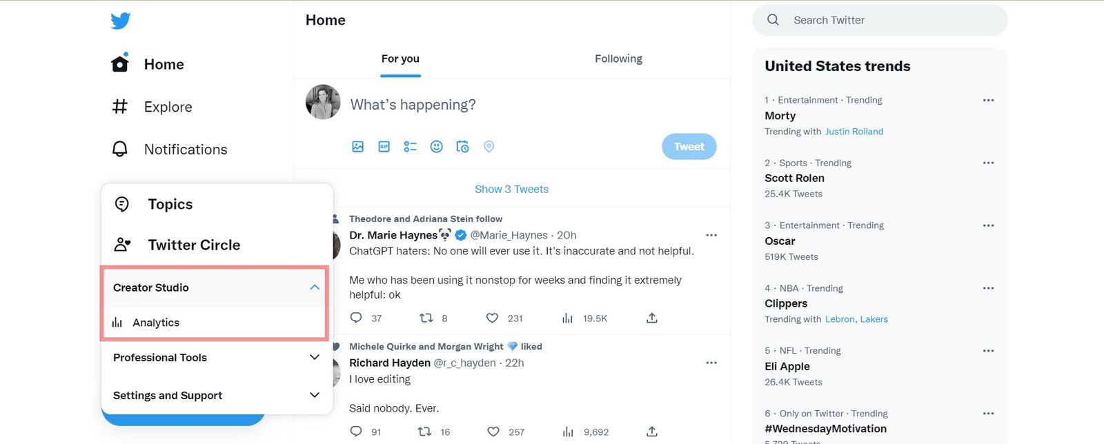 How To See Your Most Liked Tweets