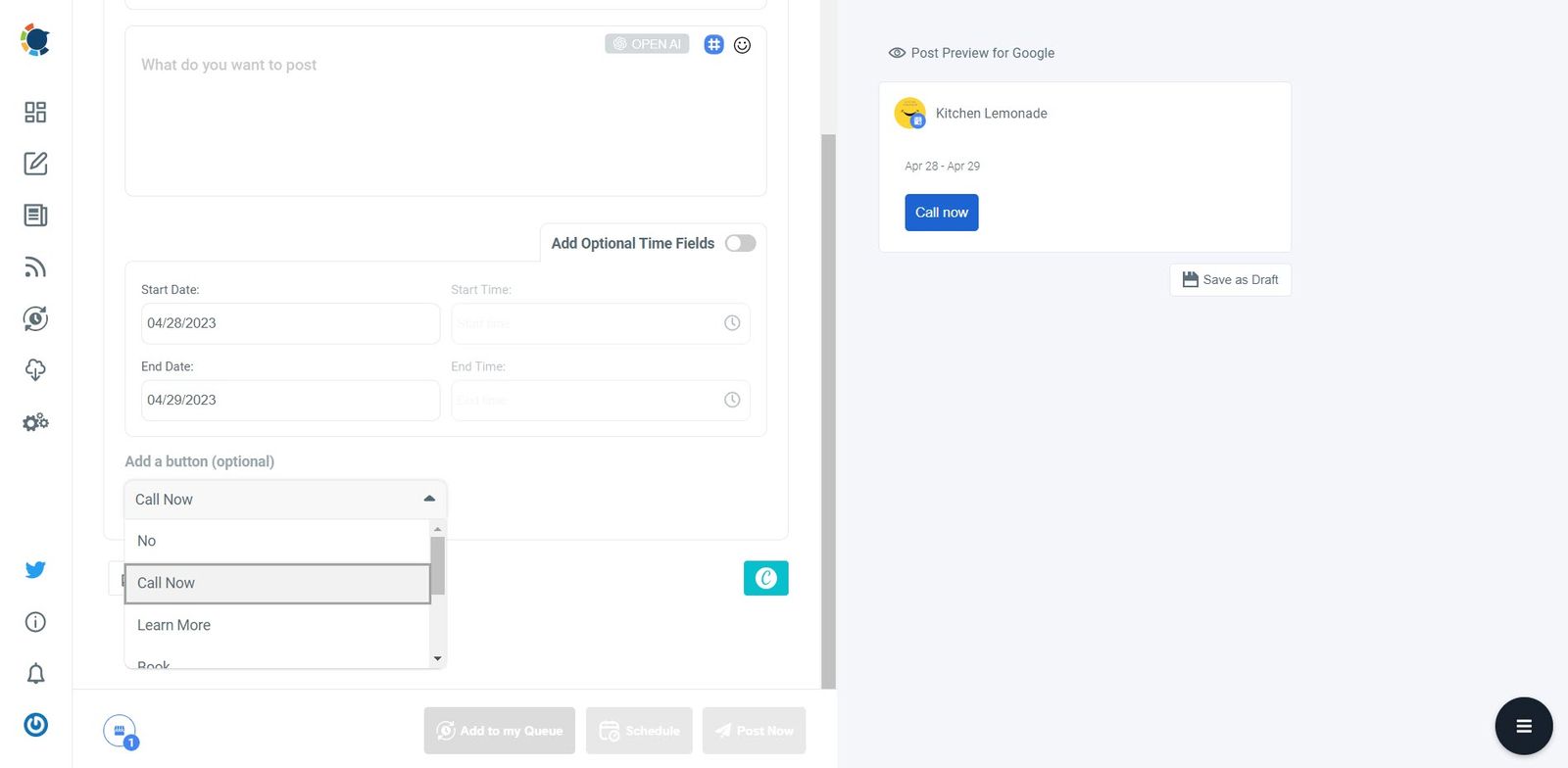 How to add a "Call Now" button to Google My Business posts!