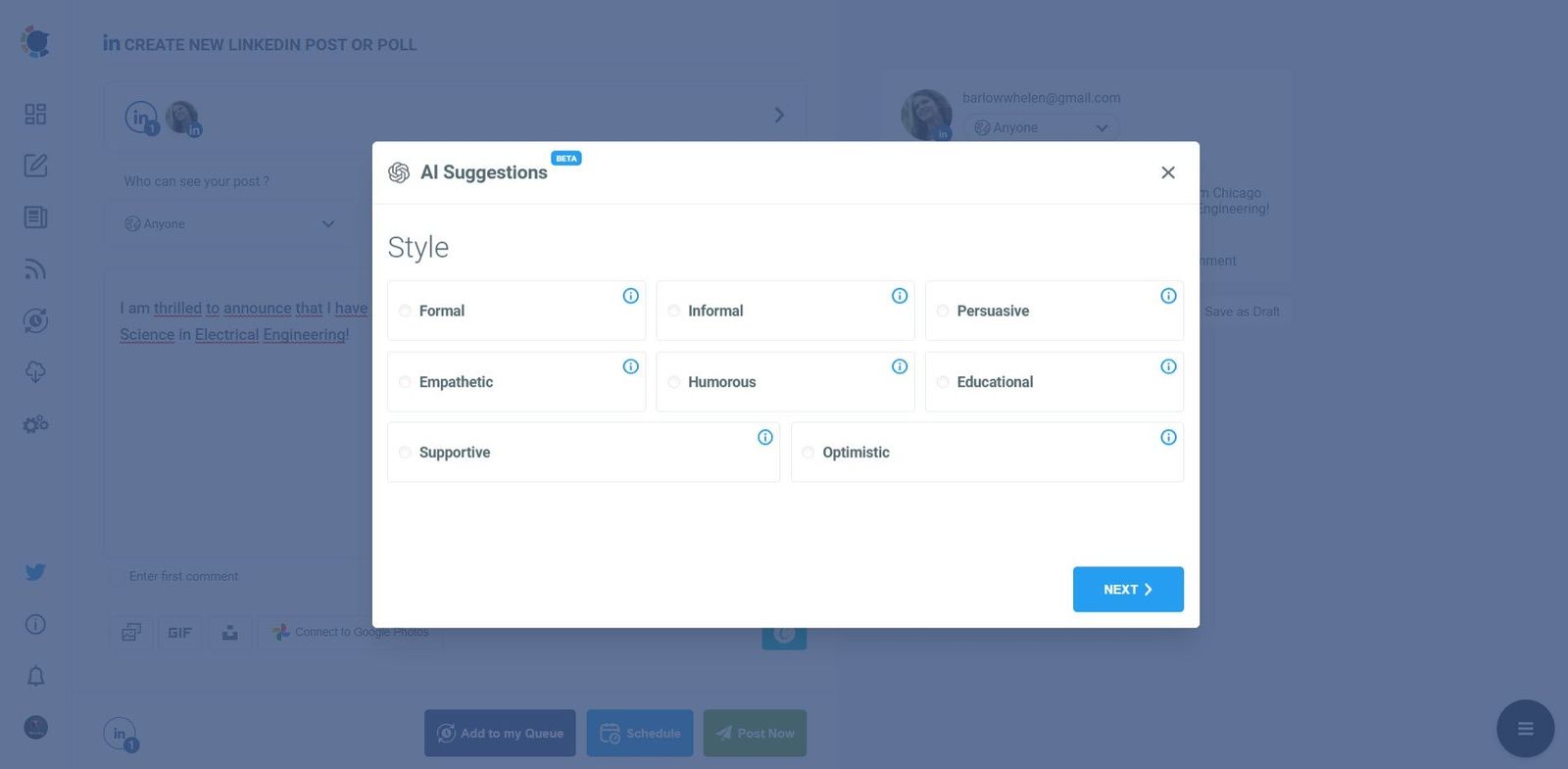 How to announce graduation on LinkedIn! Auto-generate your text!