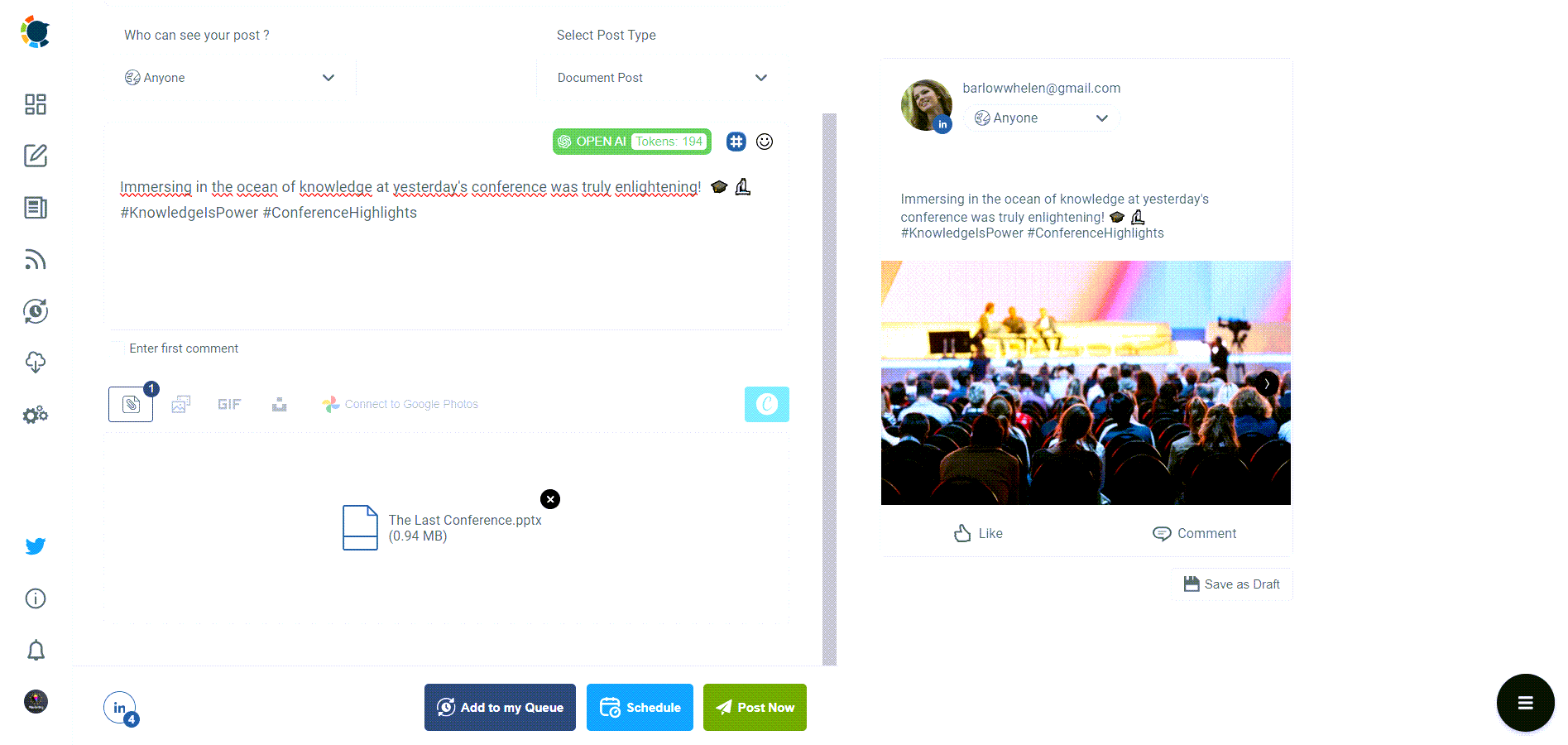 How can I share PowerPoint slides on LinkedIn? Solved!
