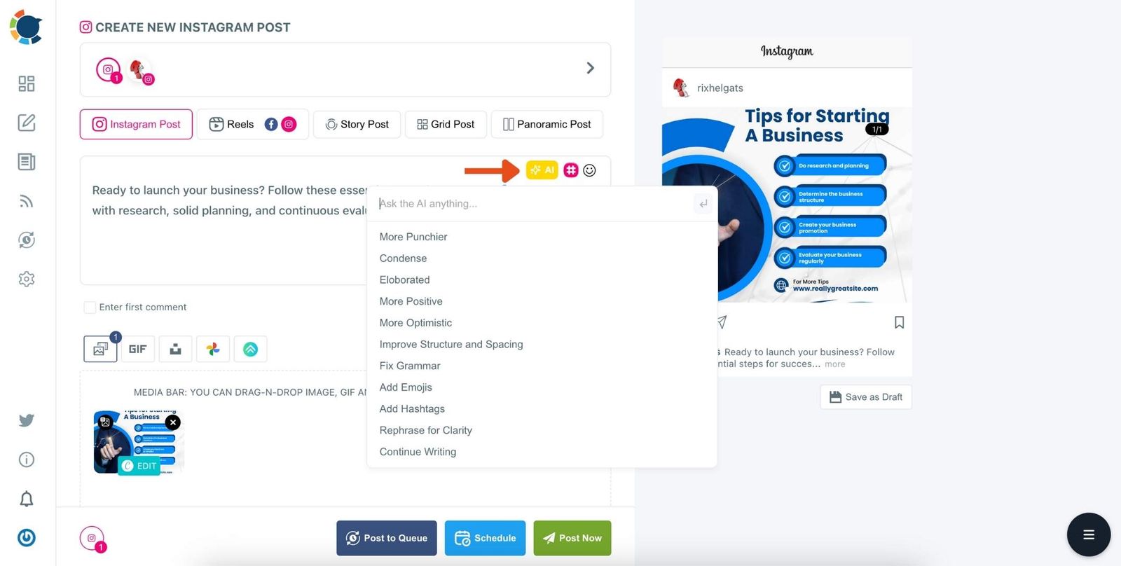 Schedule Instagram posts on desktop: 9 easy ways!