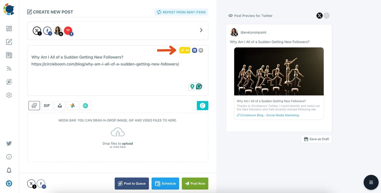 How can I share a Facebook post to X (formerly Twitter)?