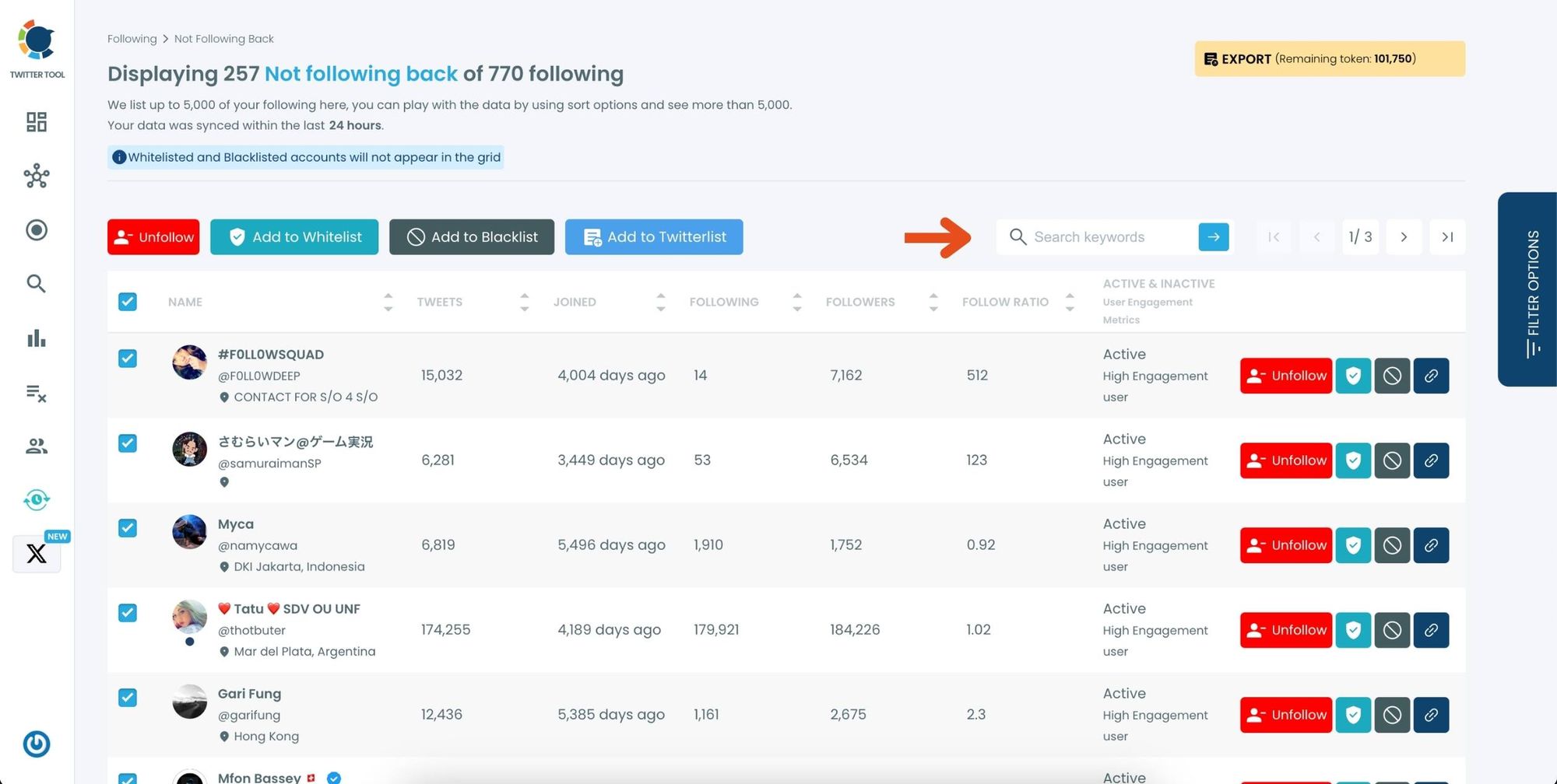 Twitter Follow Check: Track unfollows & get unfollowed!