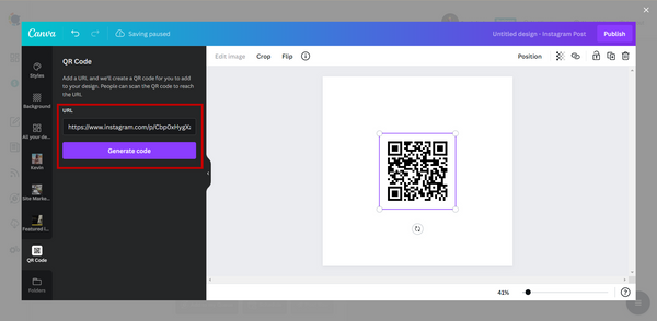 How to generate QR codes for Instagram (Desktop&Mobile)