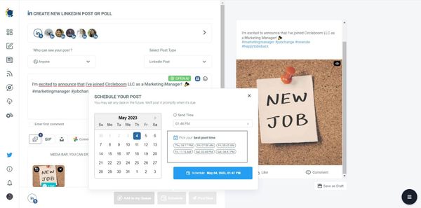 Best time to post on LinkedIn: The optimum days and hours!
