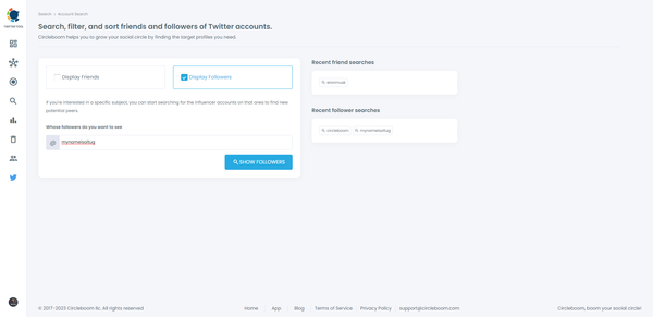 Check the number of followers with Twitter Follower Count Tracker!
