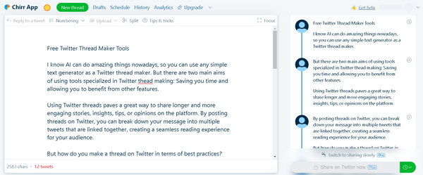 Save Time and Money with Free Twitter Thread Maker Tools