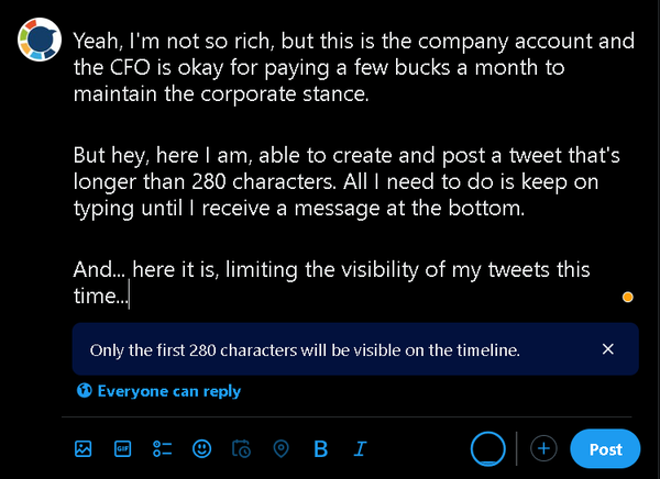 How to tweet more than 280 characters on Twitter?