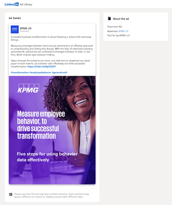 LinkedIn Carousel (& Document) Ad Examples: "Do"s &"Don't"s!