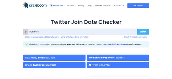 Twitter (X) Account Lookup