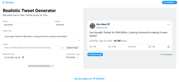 How to mock up Twitter posts: Tweet Mockup Generators!