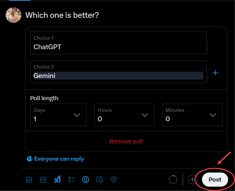 I will create an interactive X poll, and you will learn how!