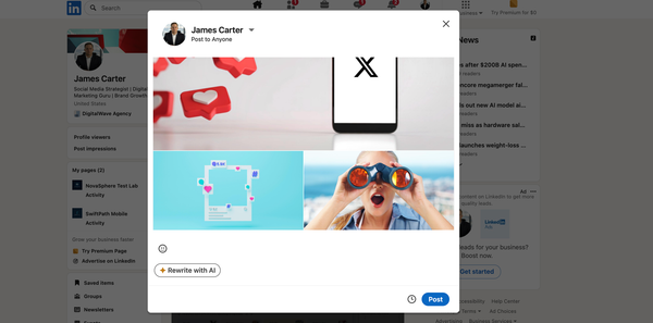How to Post Multiple Photos on LinkedIn