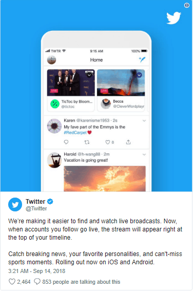Everything you need to know about Twitter Live!